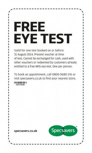 Free Eye Test At Specsavers HotUKDeals Free Eye Test At Specsavers HotUKDeals